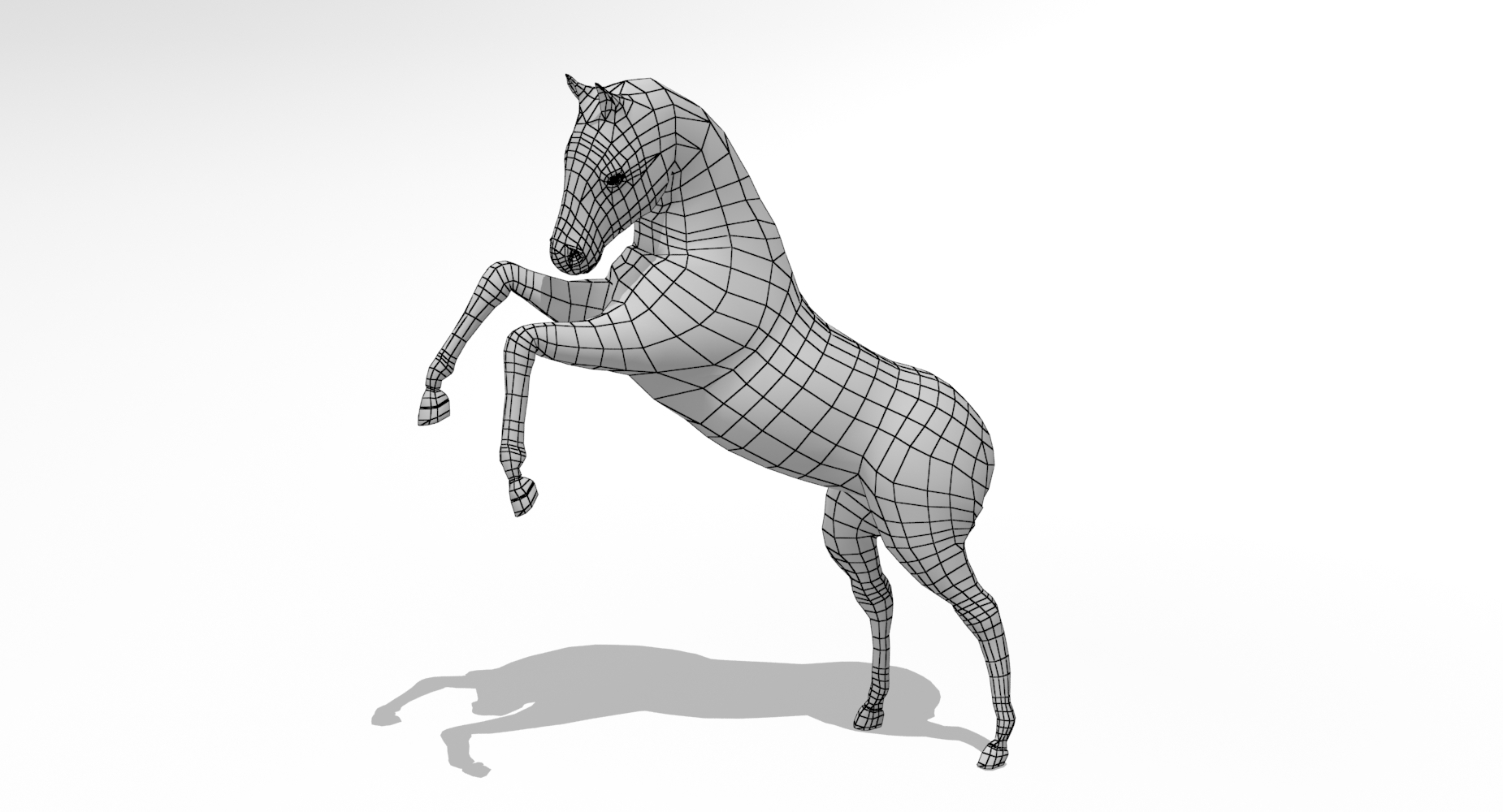 3d model horse animation