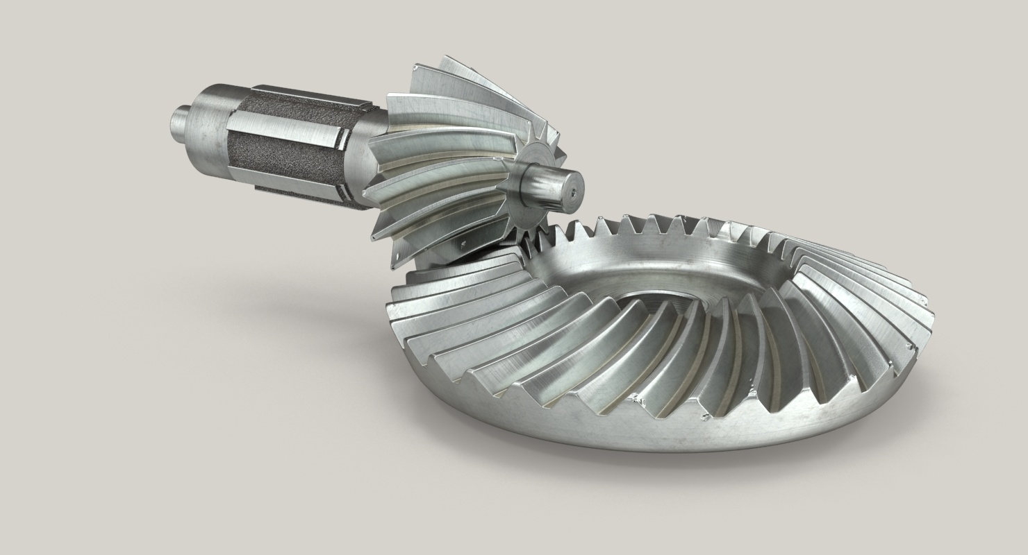 spiral bevel gear 3d model
