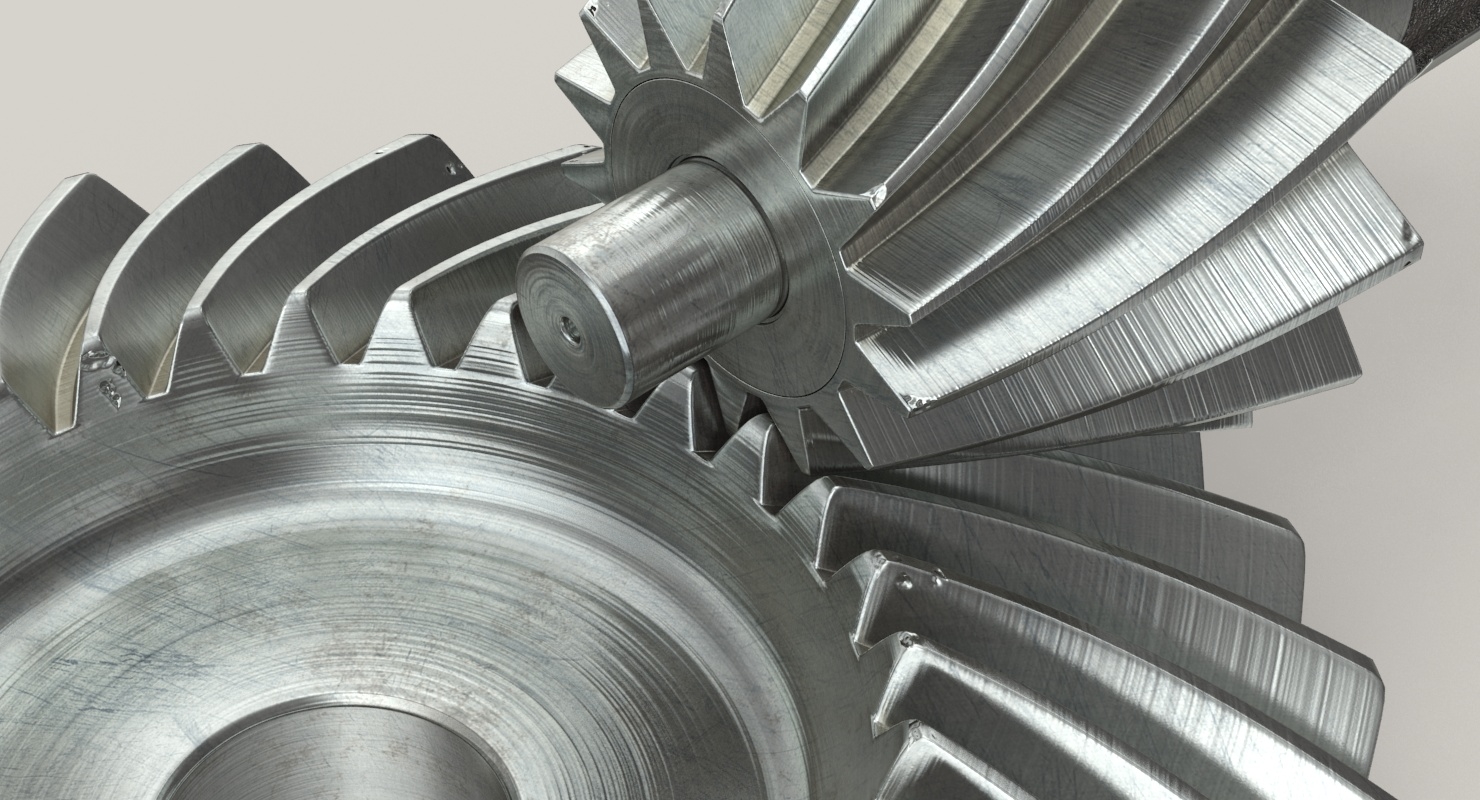 spiral bevel gear 3d model