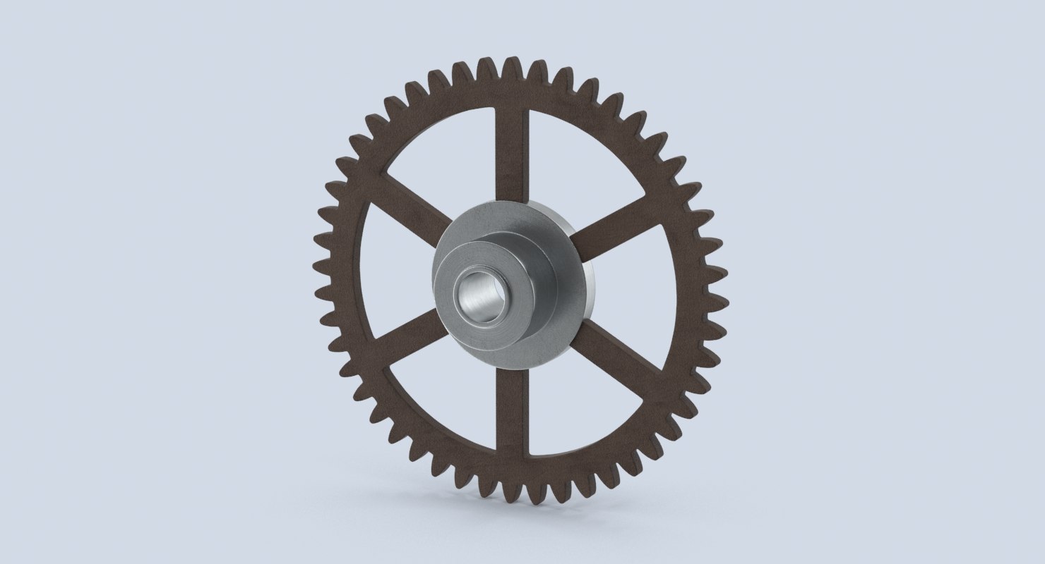 spur gear 3d model