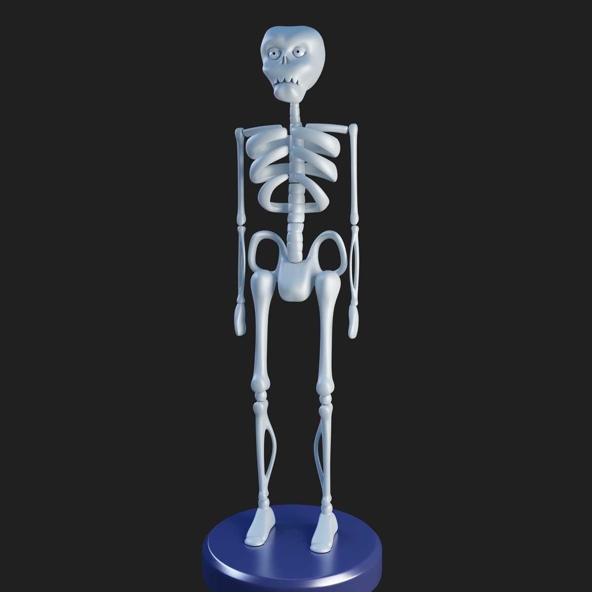 3d biped ready animation model