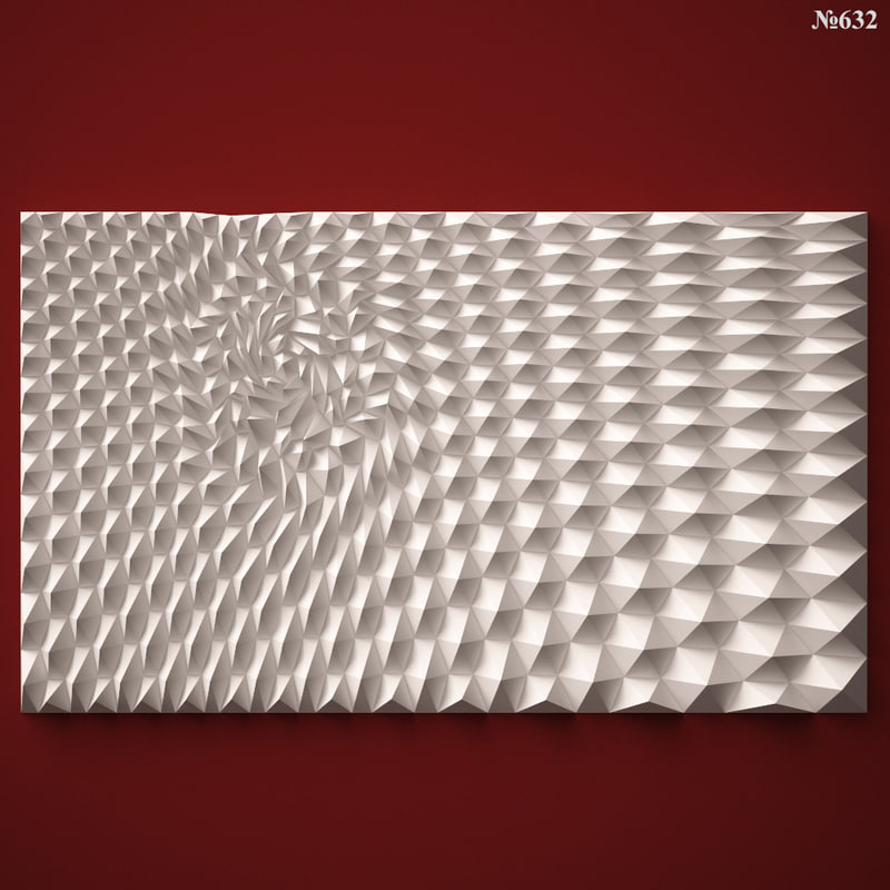 wall panel stl cnc 3d 3ds