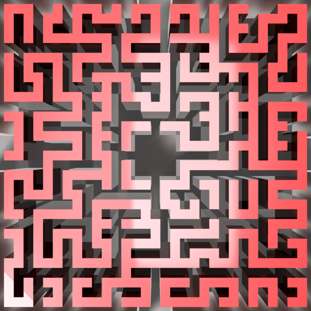 3d mazes geometry model