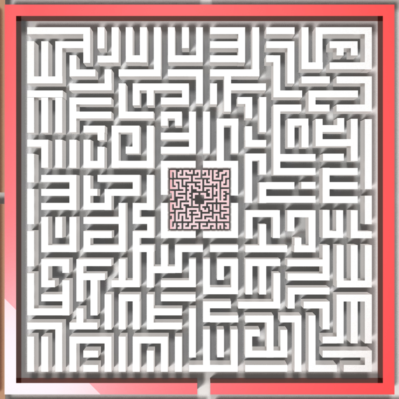 3d mazes geometry model