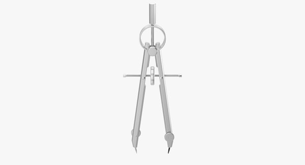 drafting compass obj