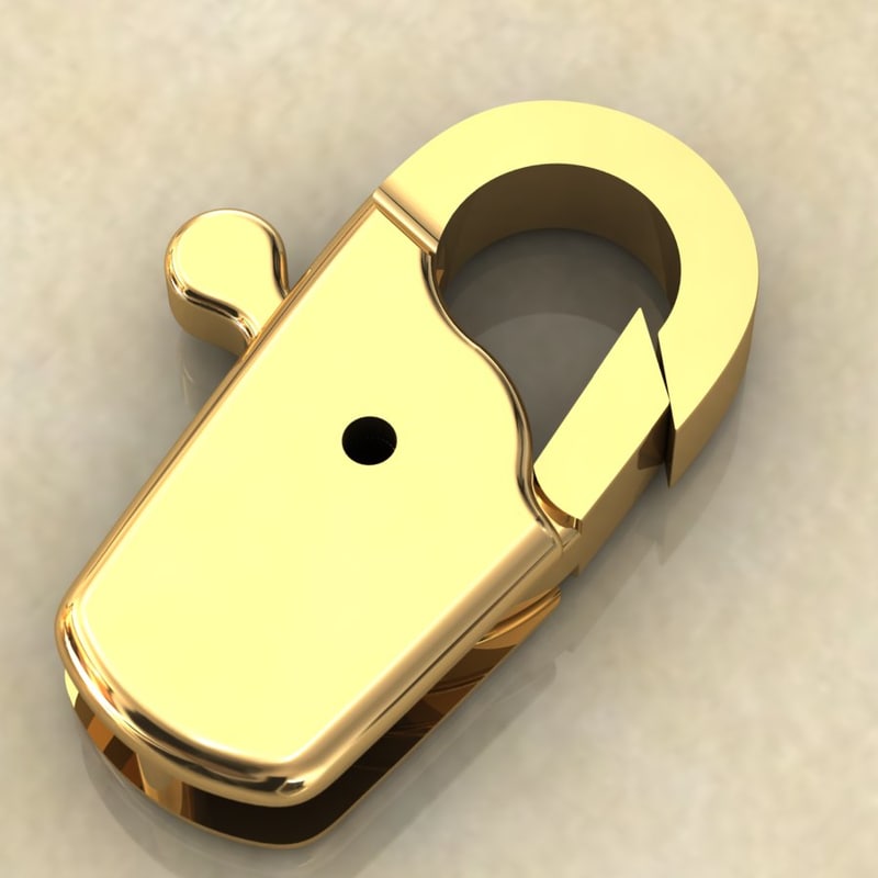 chain clasp 3d obj