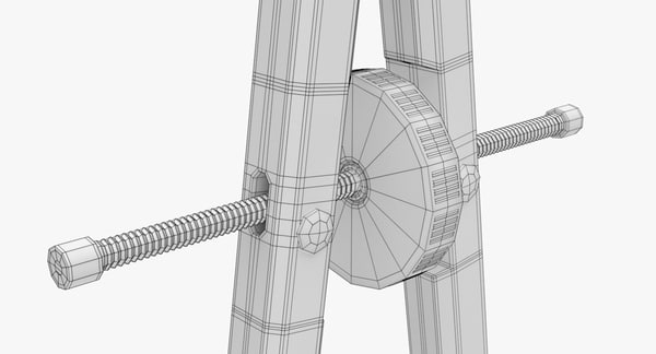 drafting compass obj
