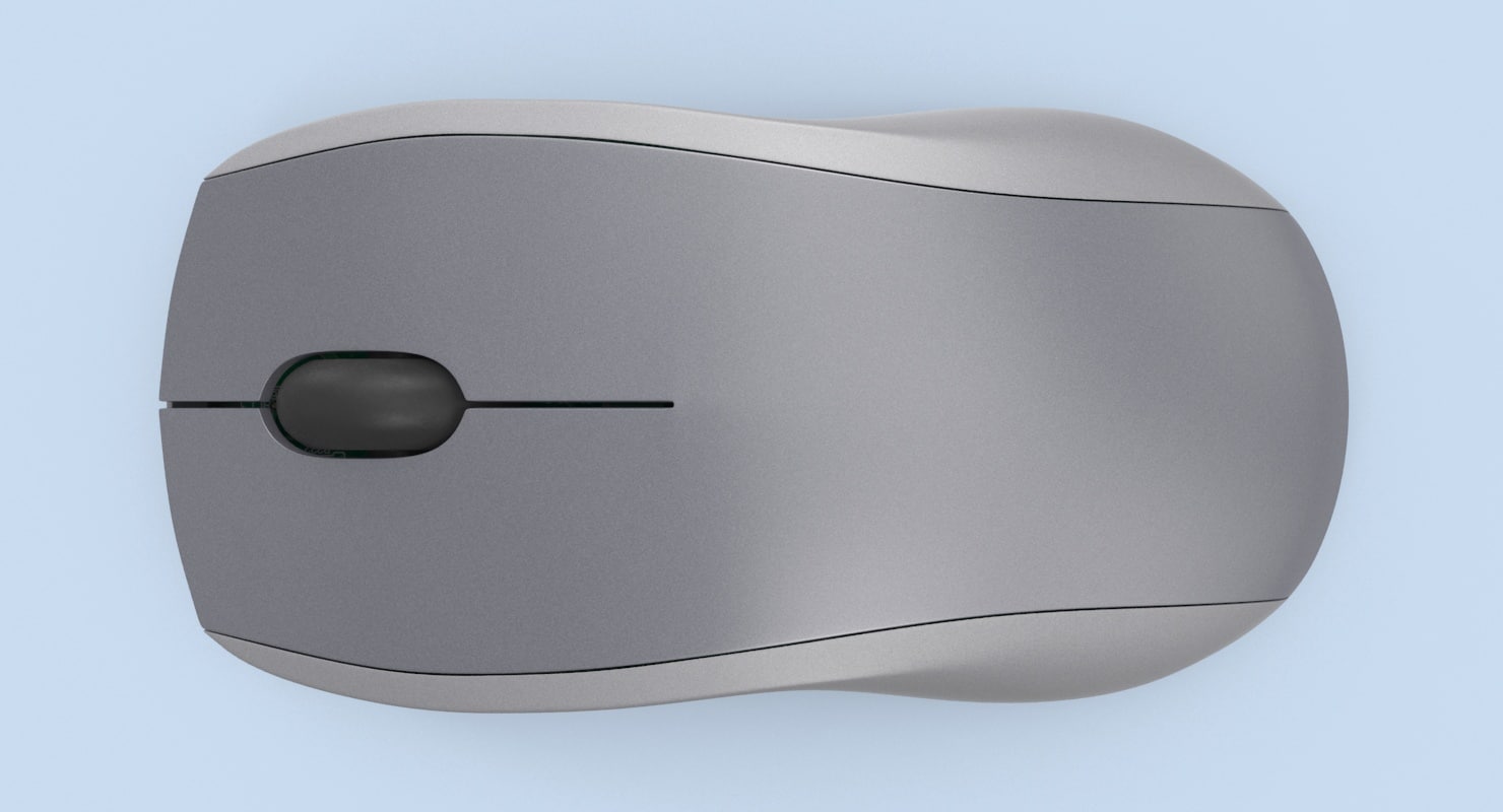 3d model computer mouse