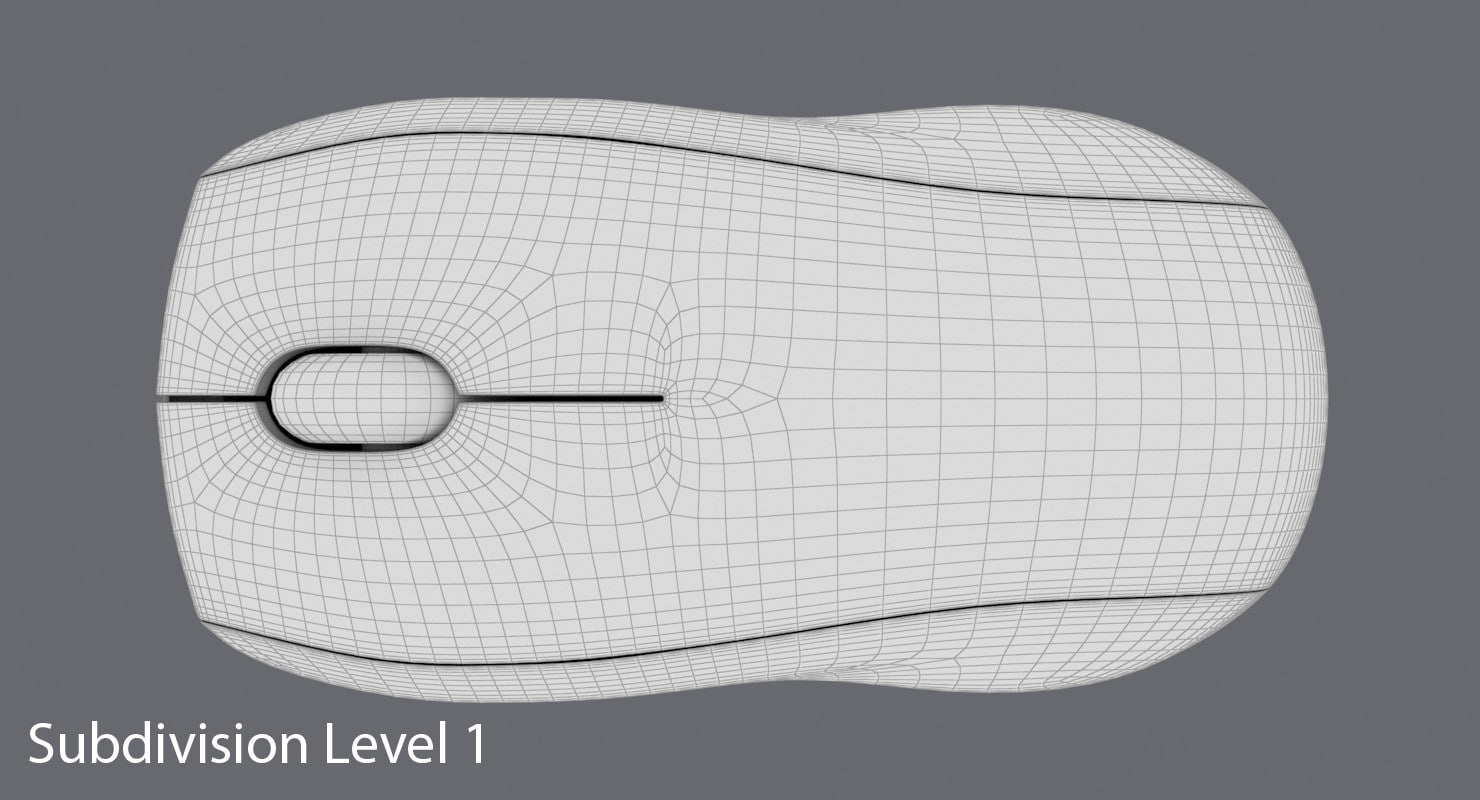 3d model computer mouse