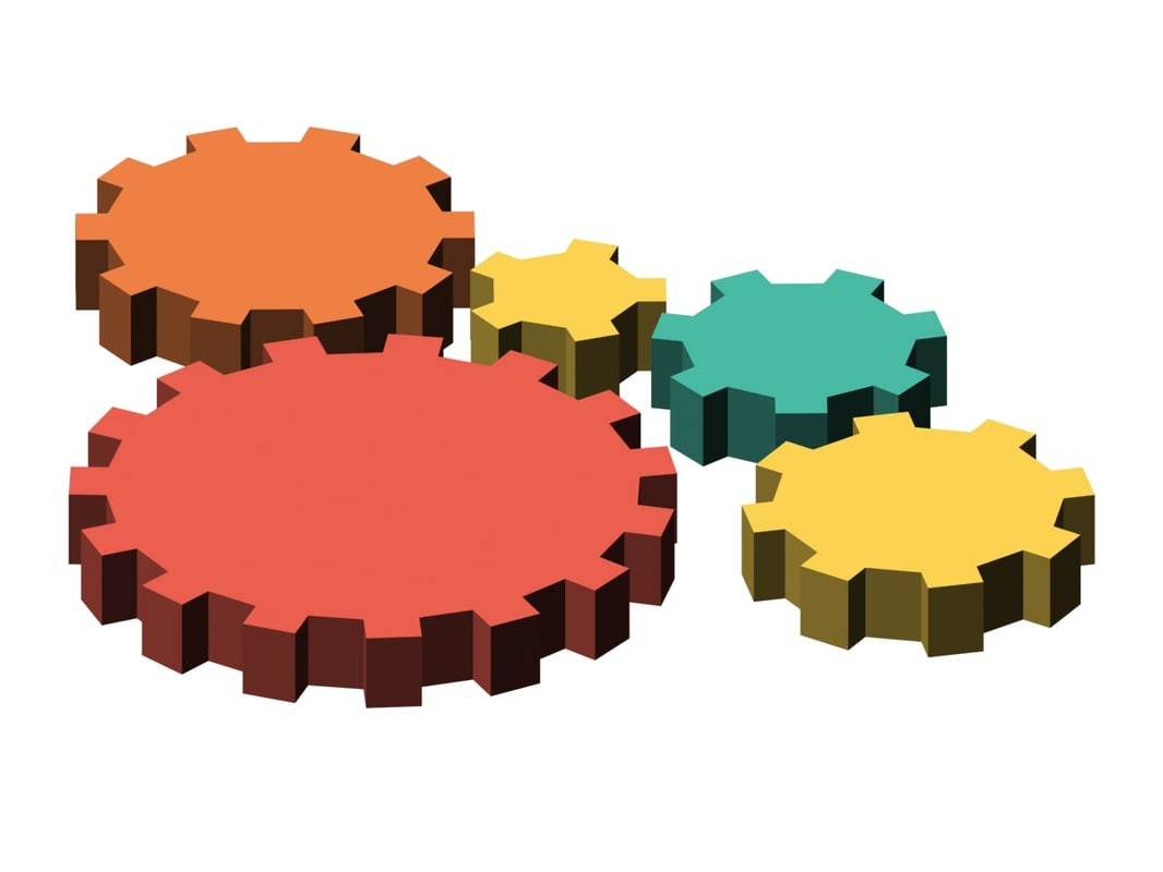 3d simple cogs