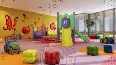 kids play area 3d max