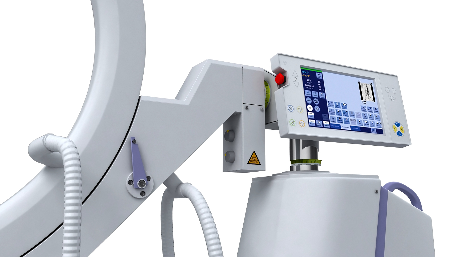 c-arm x-ray machine 3d model