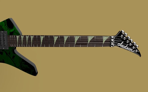 3d jackson kelly electric guitar