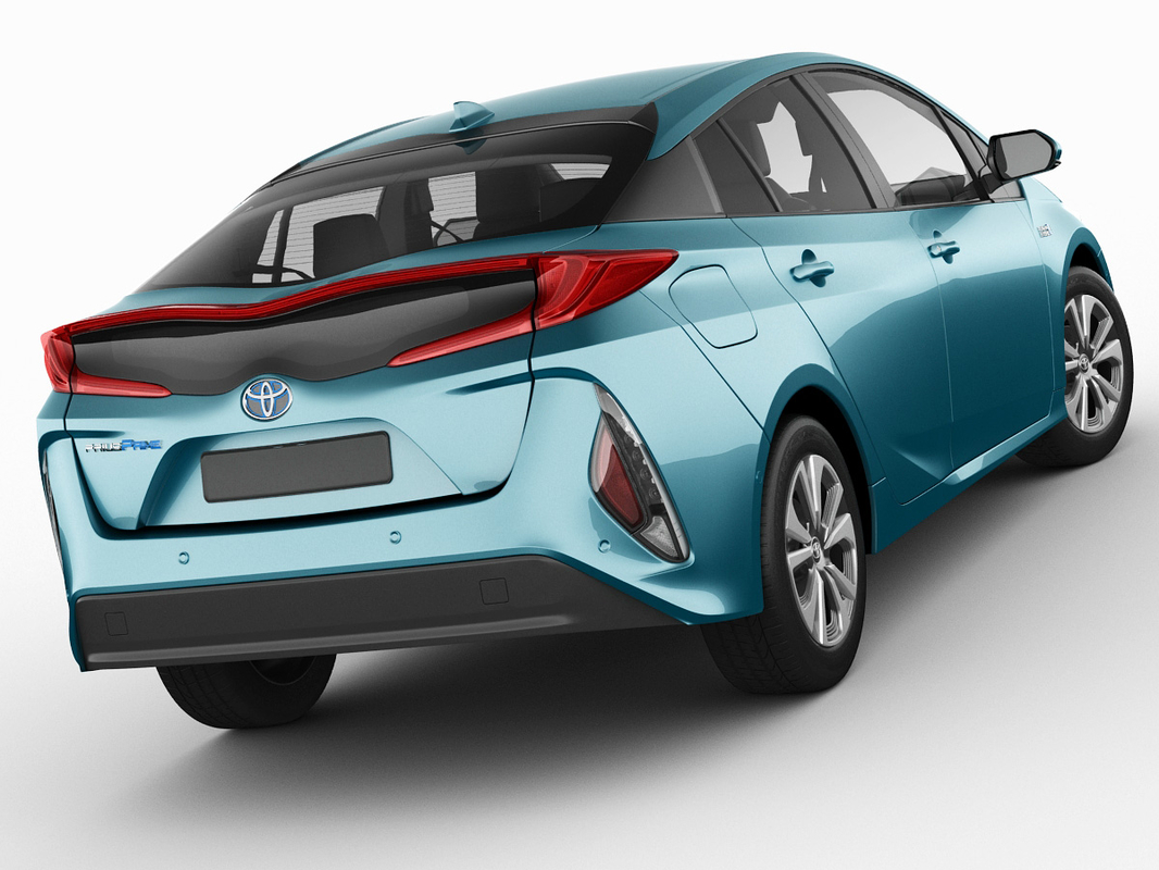 toyota prius prime 3d model
