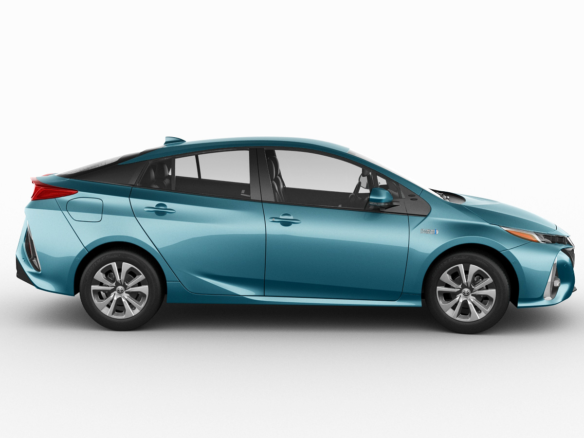 toyota prius prime 3d model