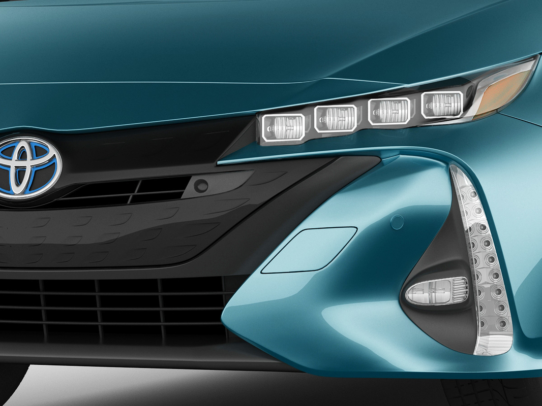 toyota prius prime 3d model