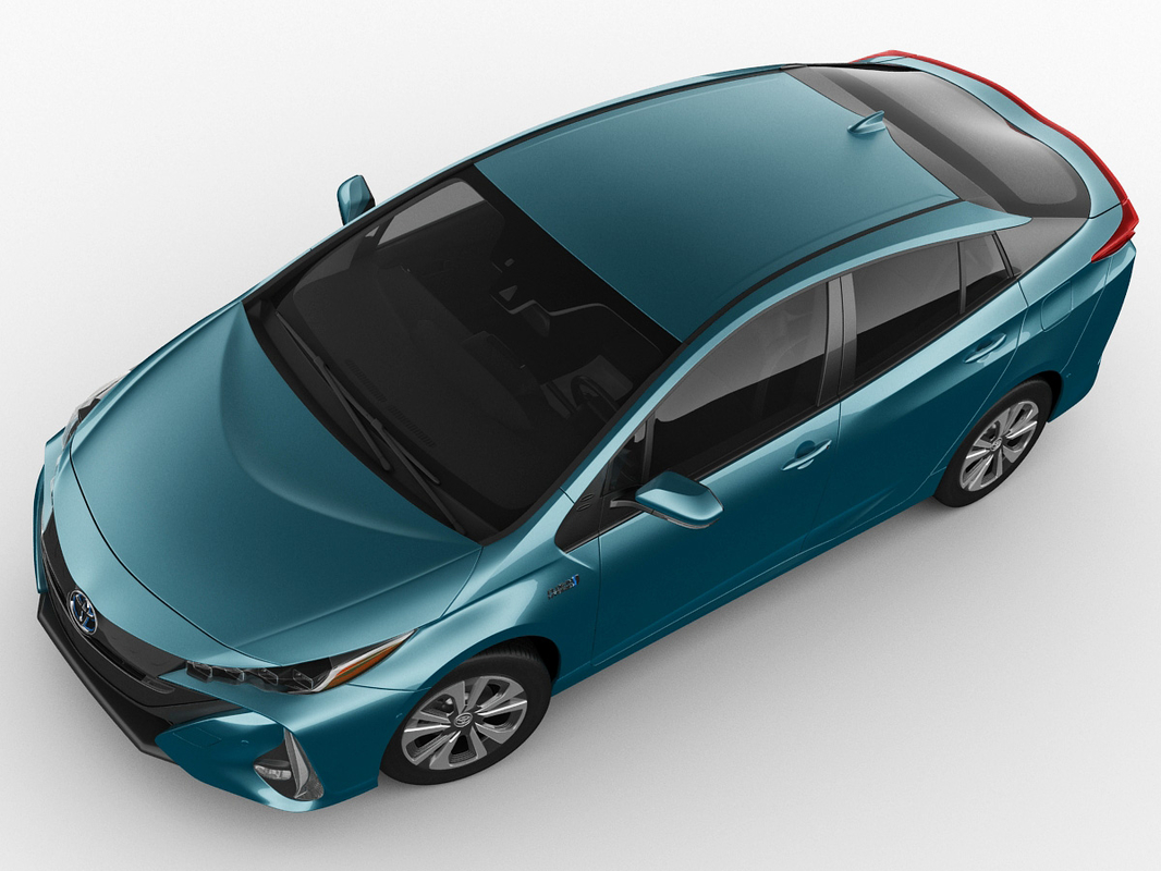 toyota prius prime 3d model