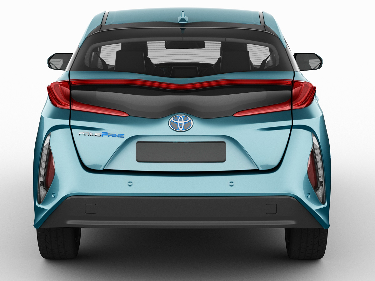 toyota prius prime 3d model