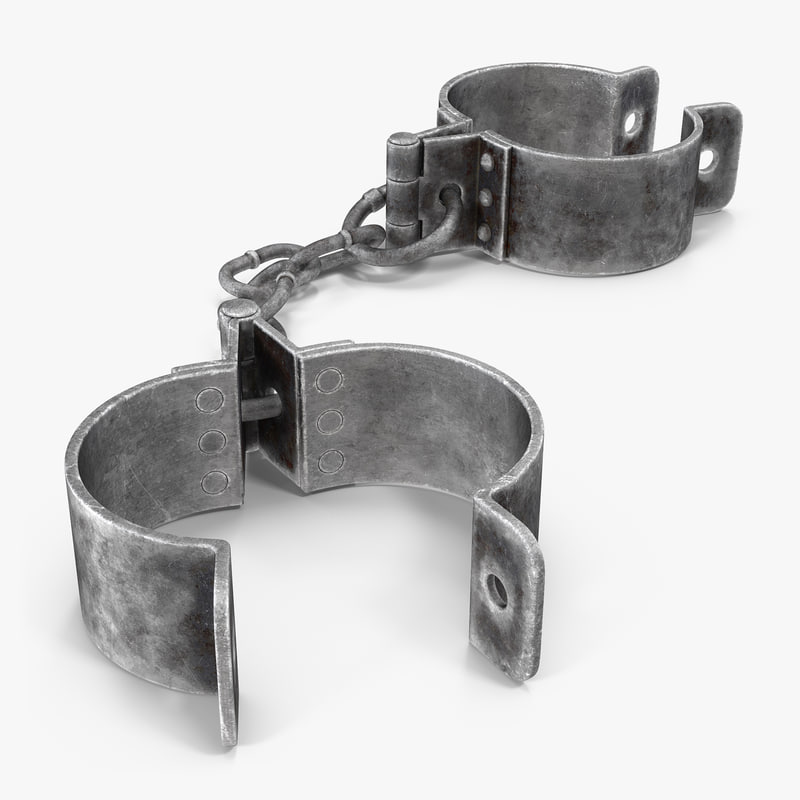 max old metal shackles