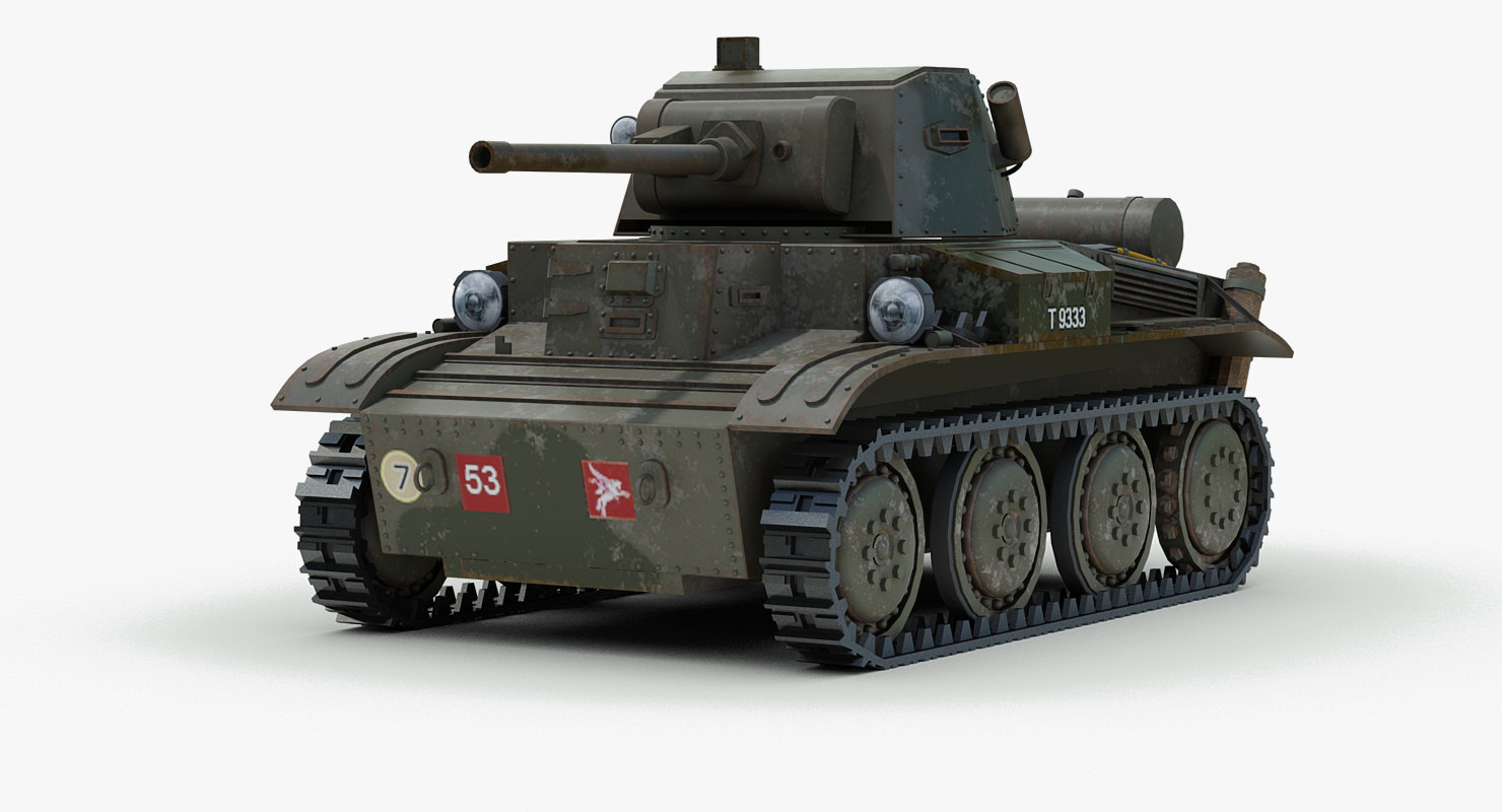ww2 17 tetrarch light tank 3ds