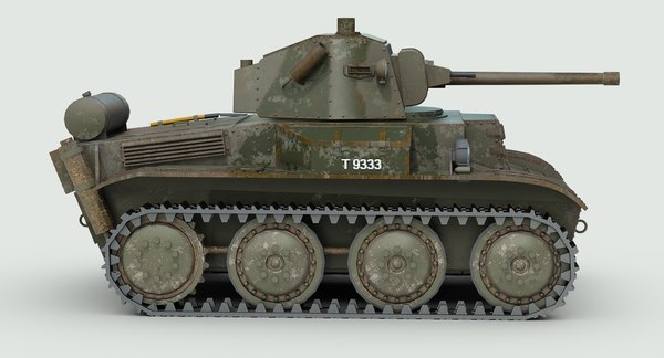 ww2 17 tetrarch light tank 3ds