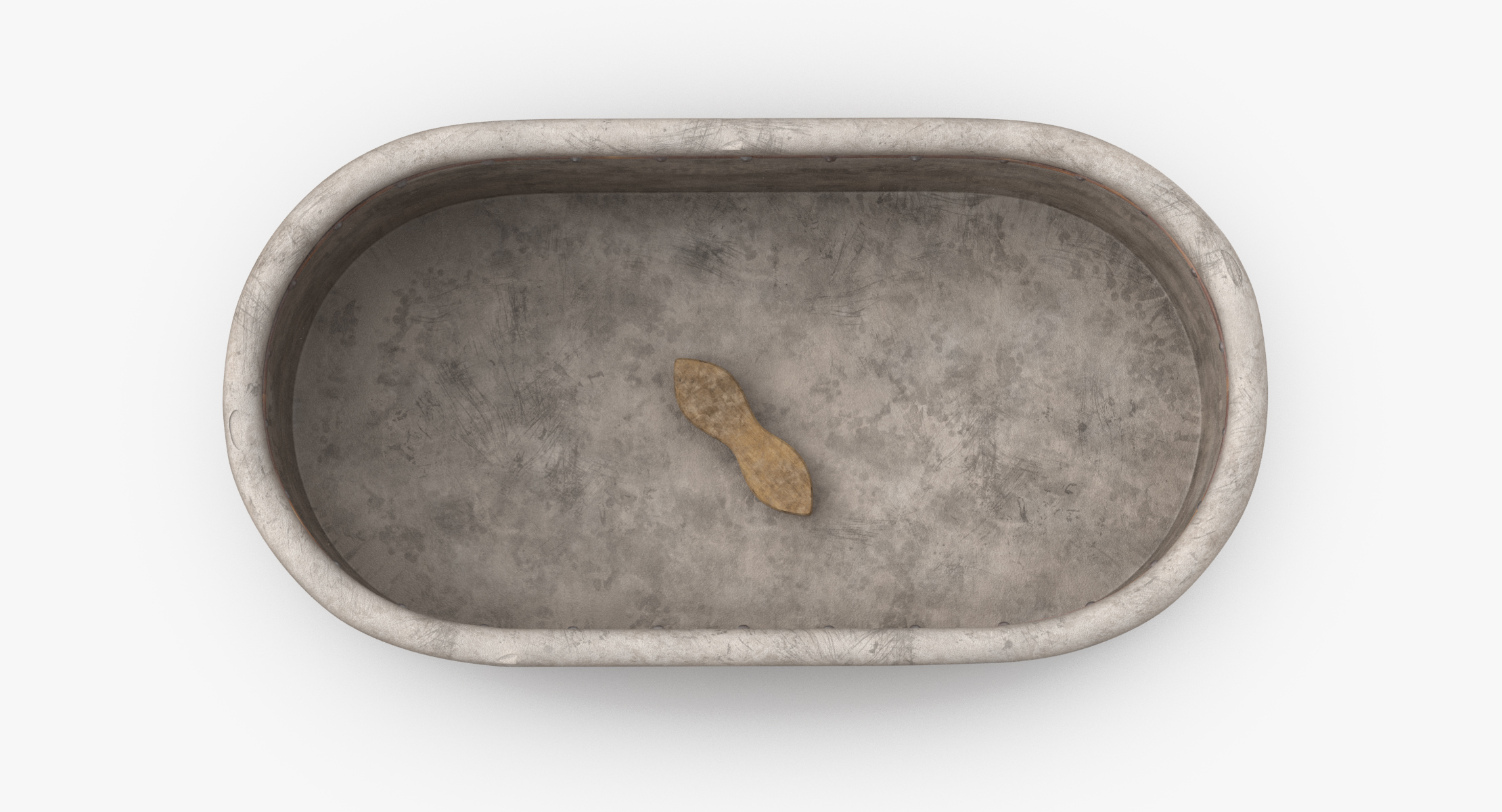medieval wash tub 02 3d model