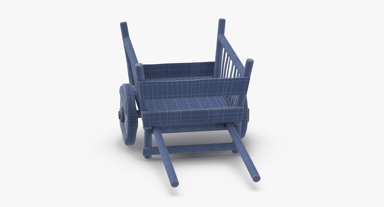 3d model hand cart