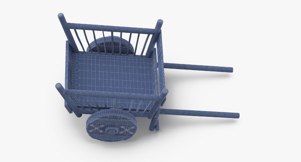 3d model hand cart