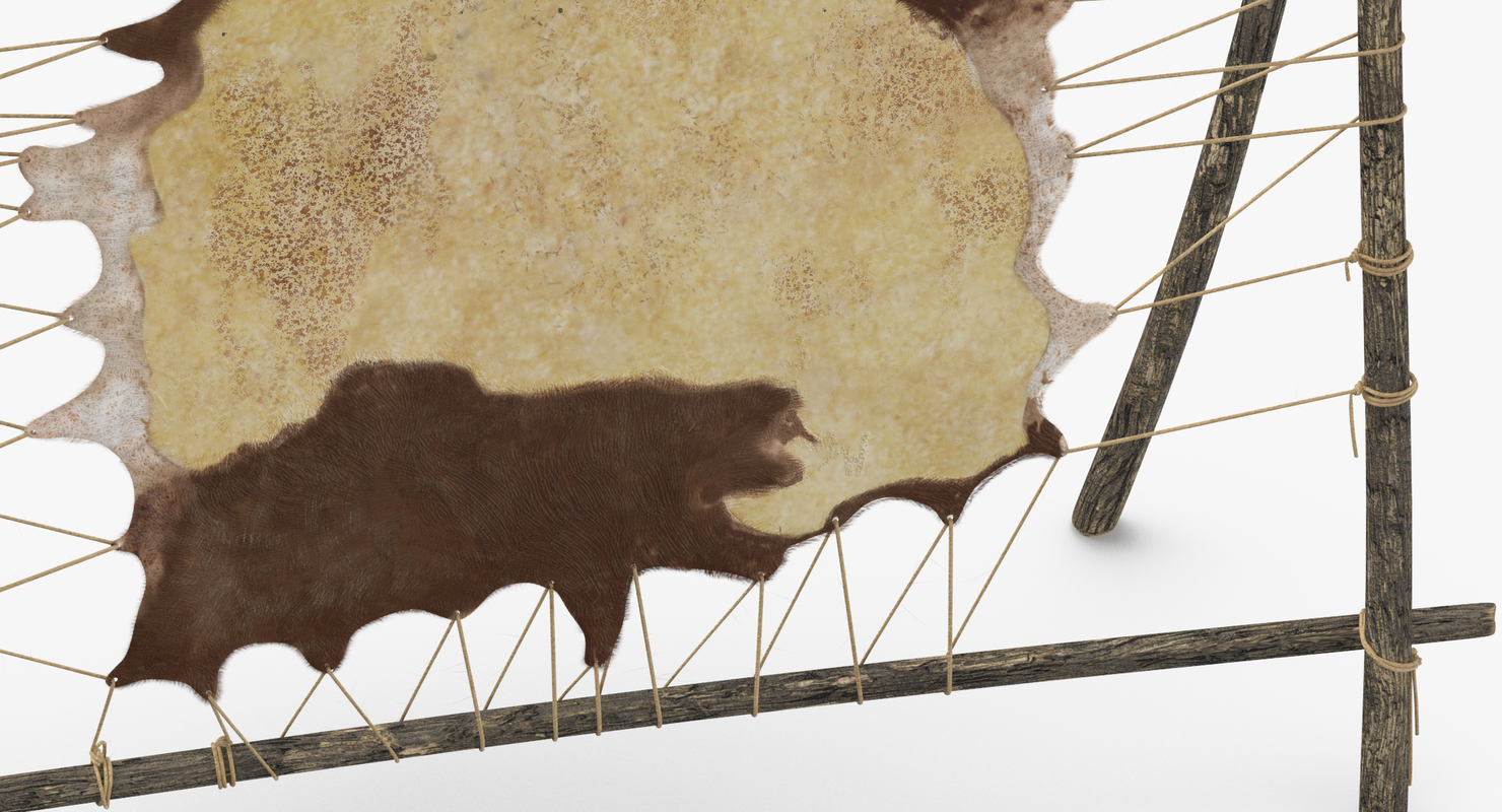 3d leather tanning rack