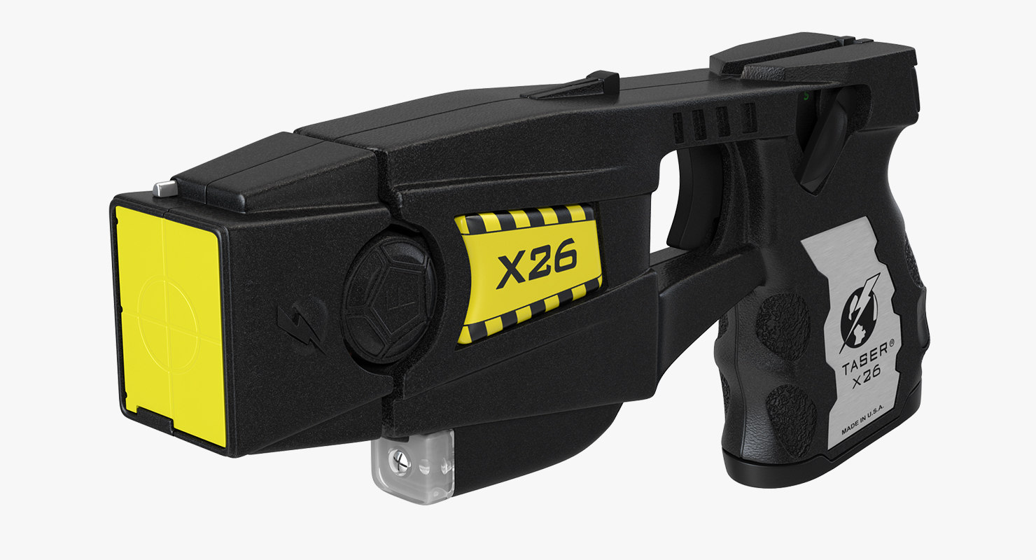police taser gun 3d model