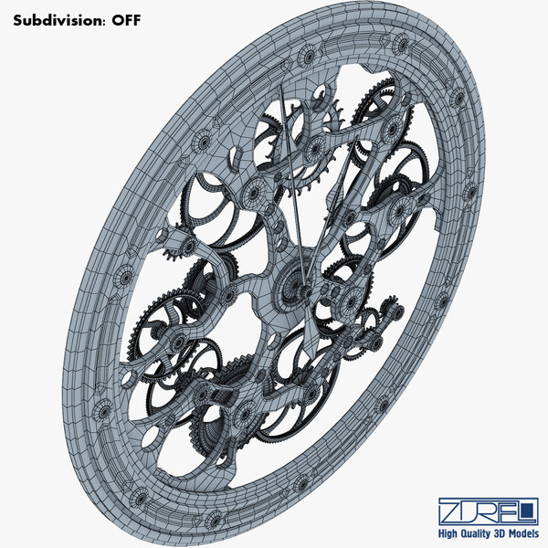 Uhrwerk v 1 3D-Modell - TurboSquid 1081350
