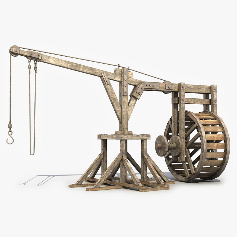 old wooden crane max