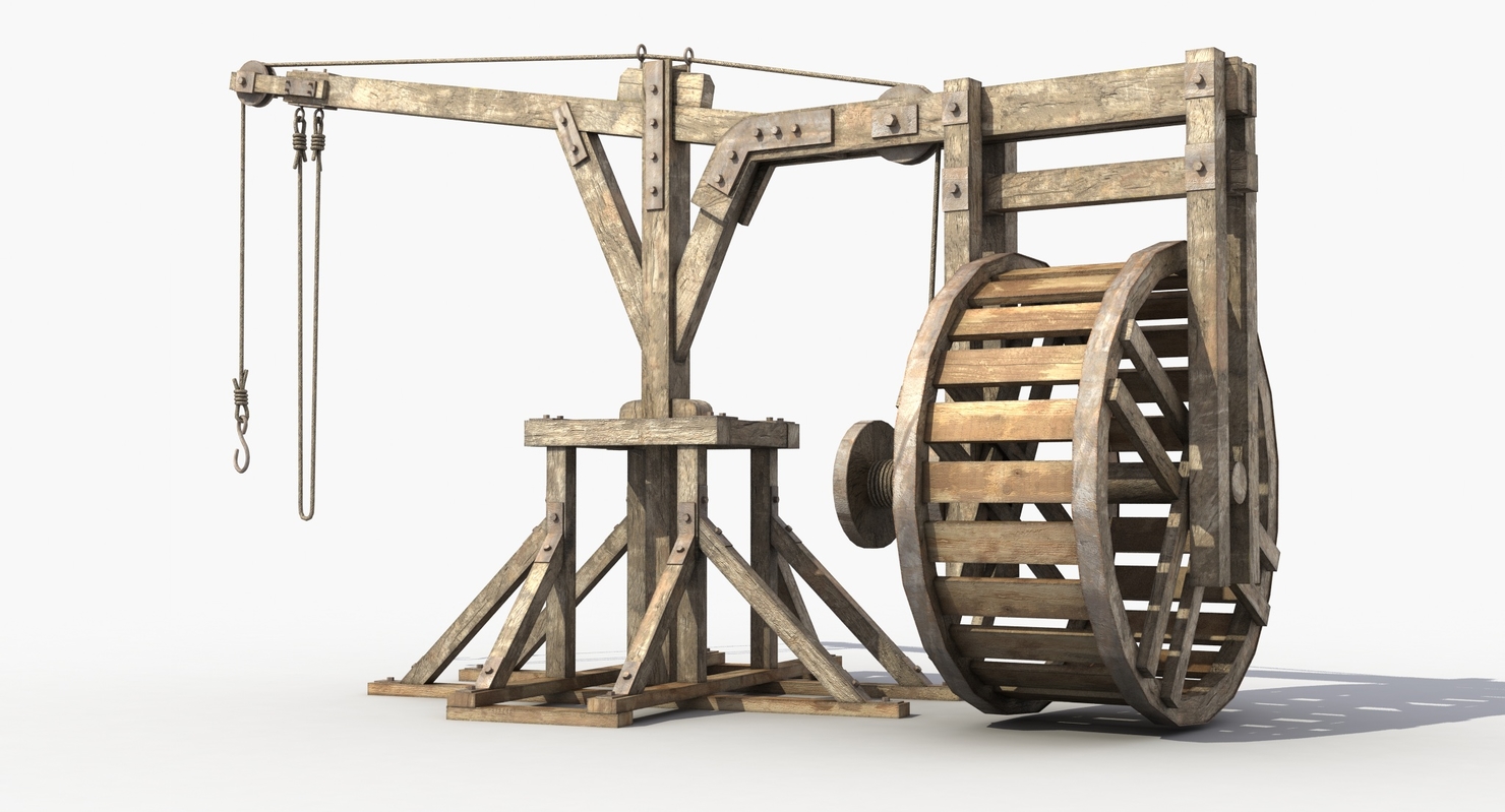 old wooden crane max