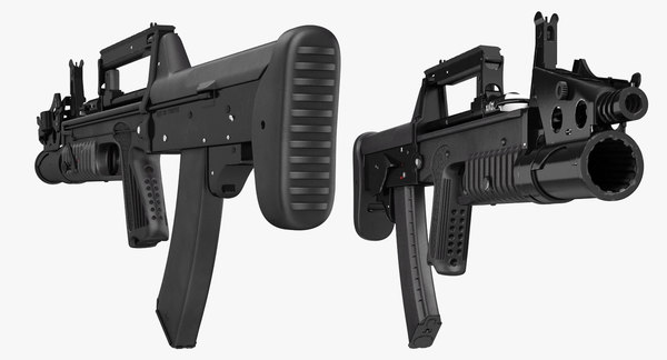 3d model amphibious assault rifle ads