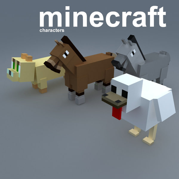Minecraft Character 3D Models for Download | TurboSquid