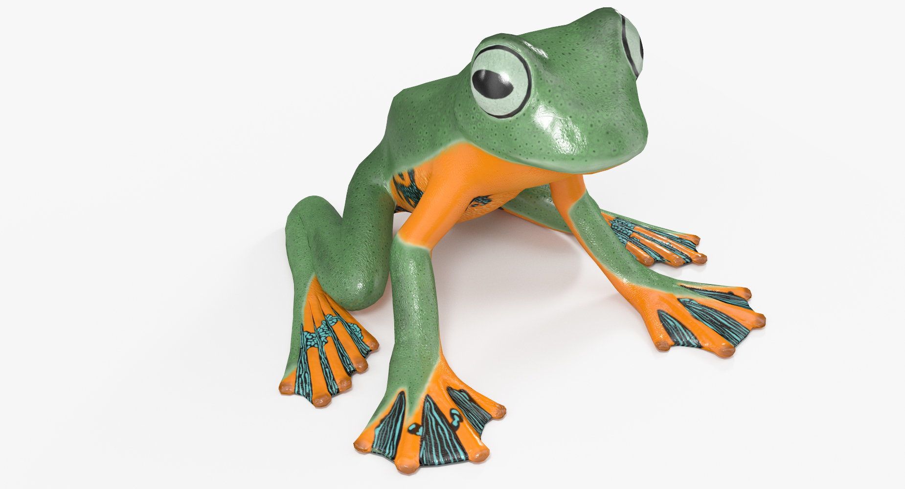 tree frog 3d model