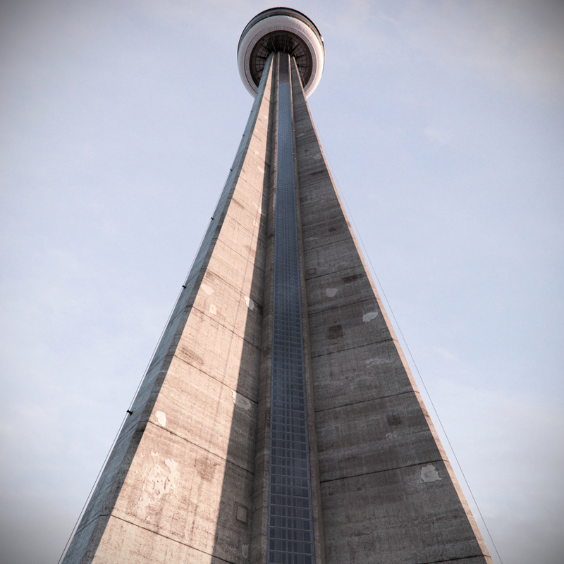 3d model toronto cn tower