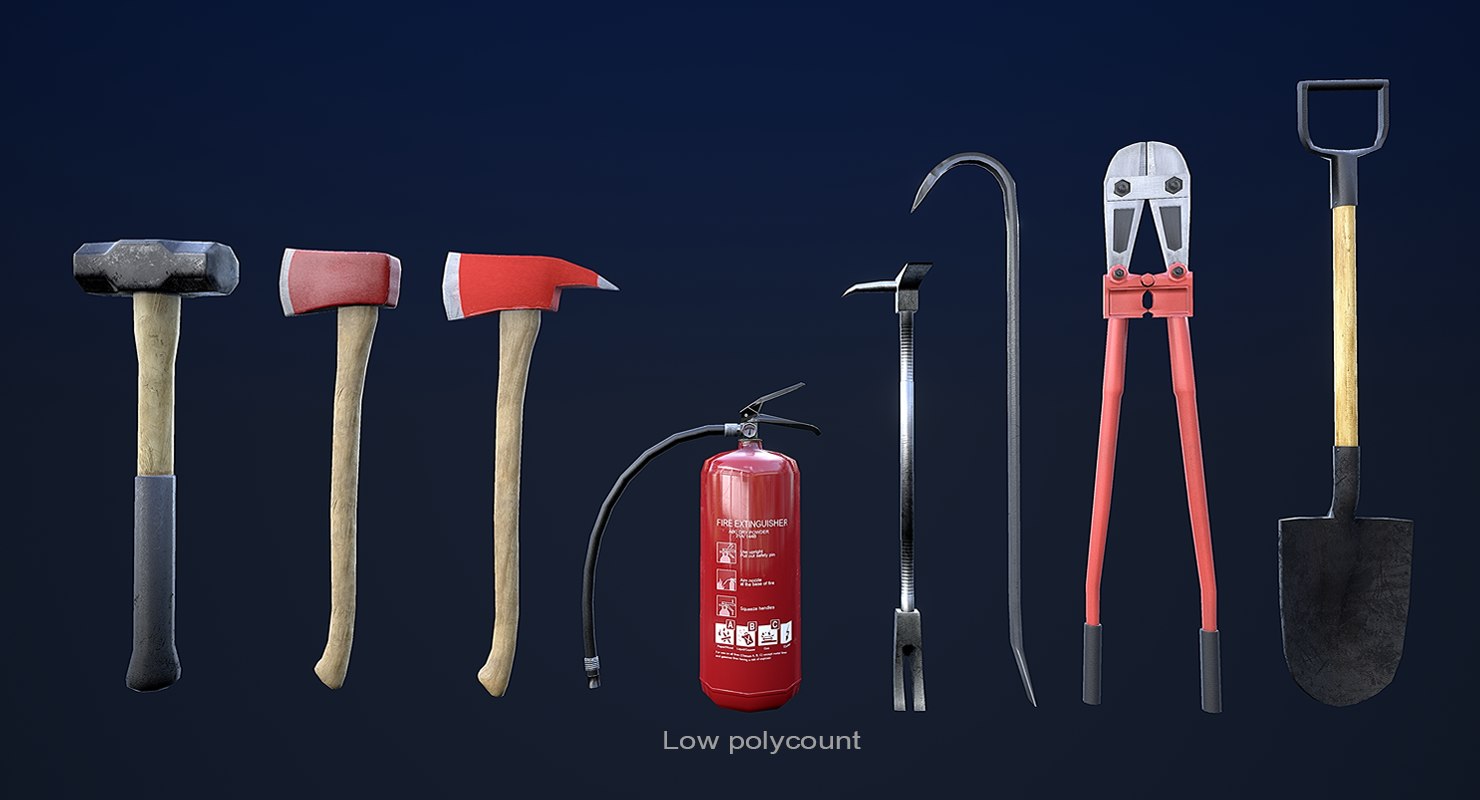 fighting equipment 1 pbr fbx