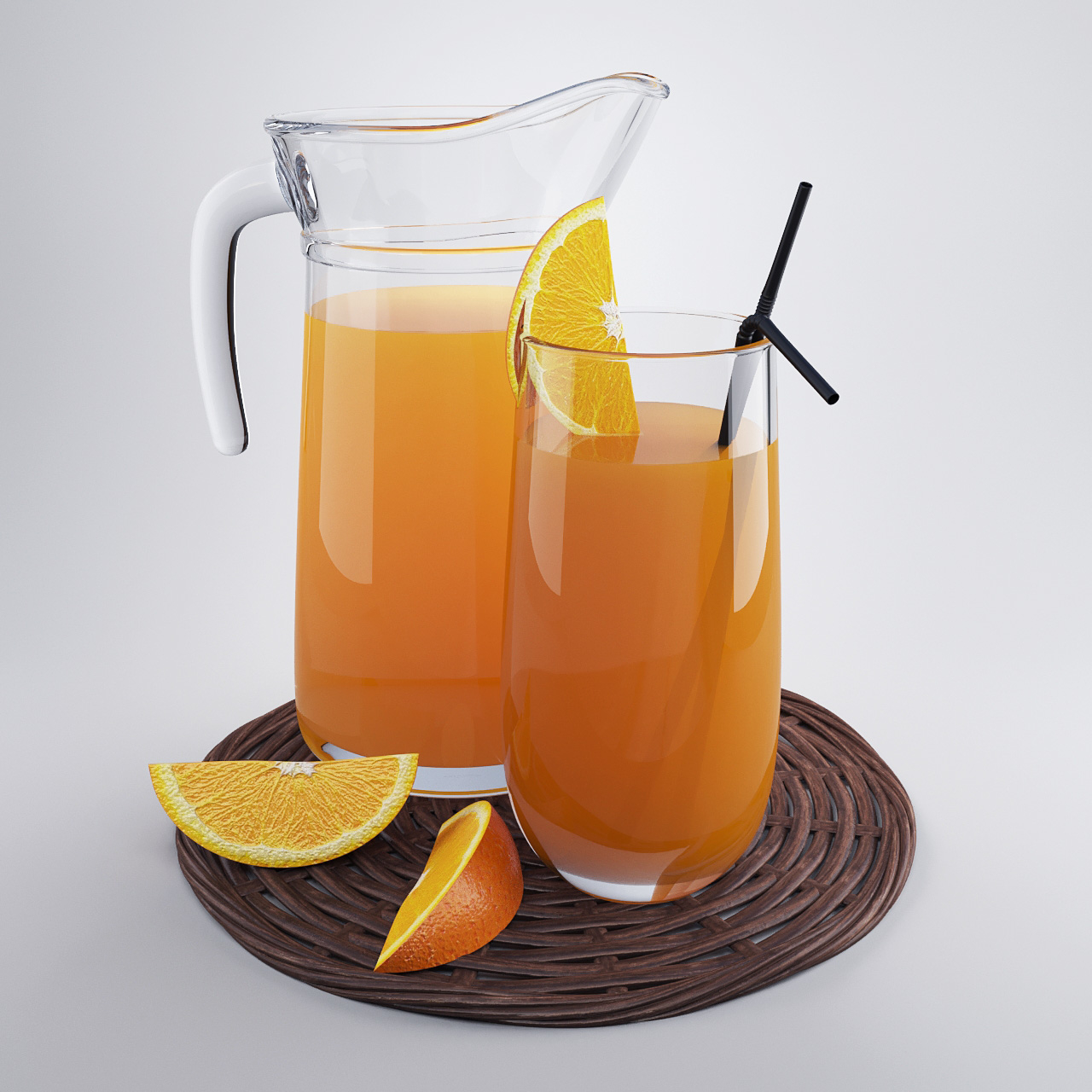 jug orange juice obj