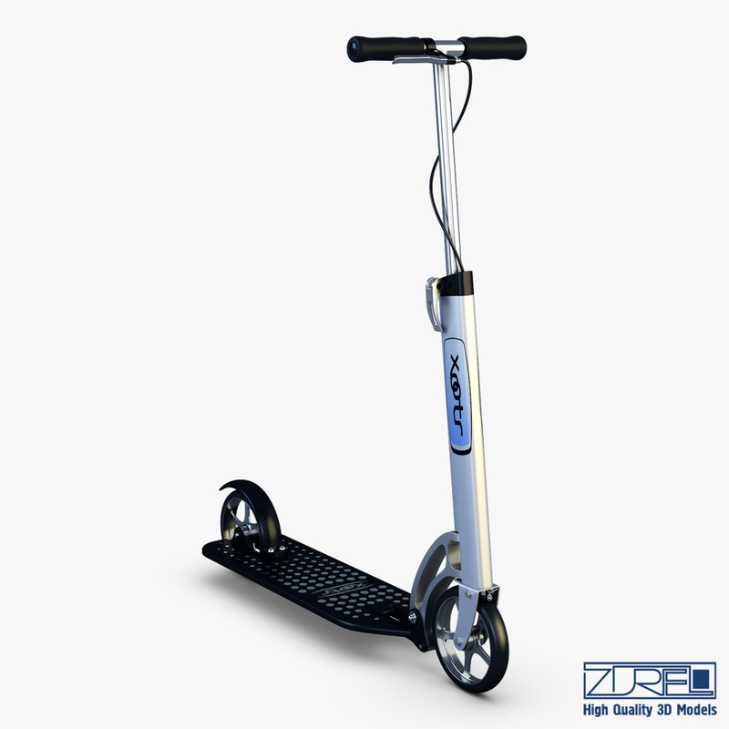 3d xootr mg black model