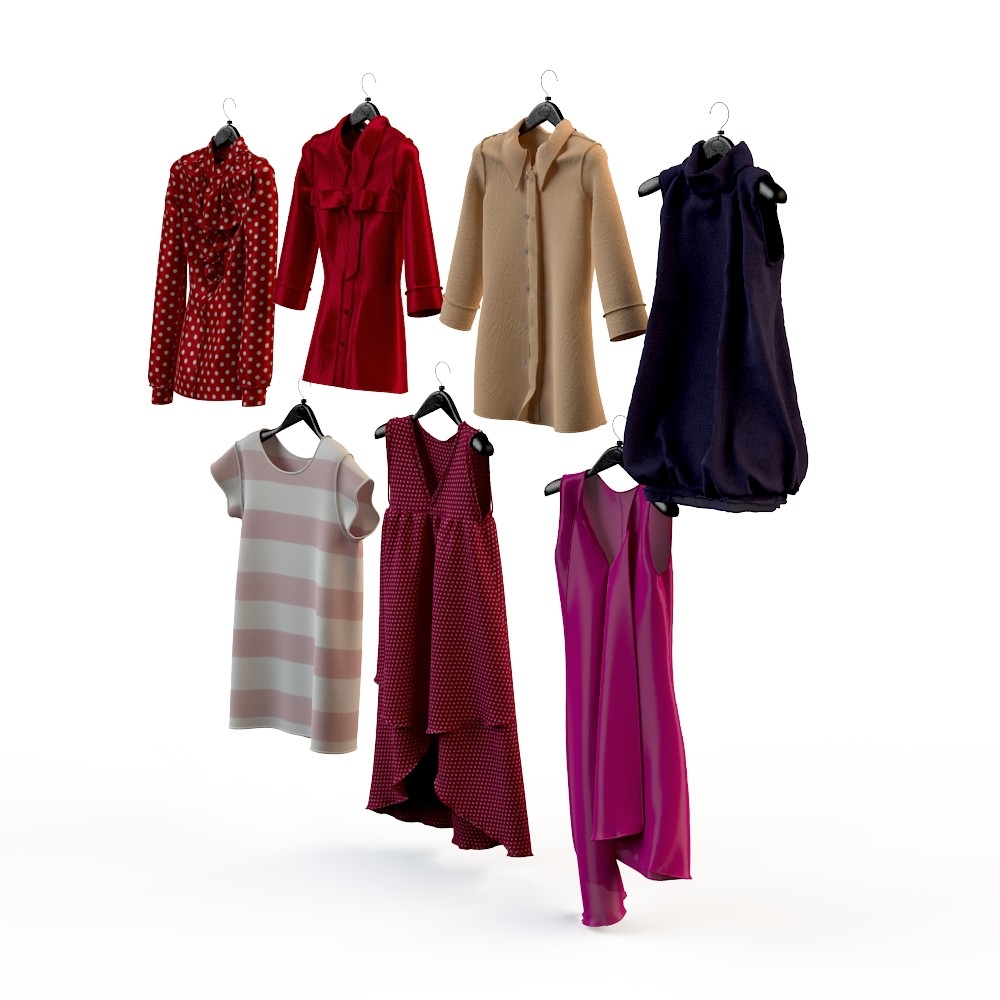 dresses clothing women s 3d max