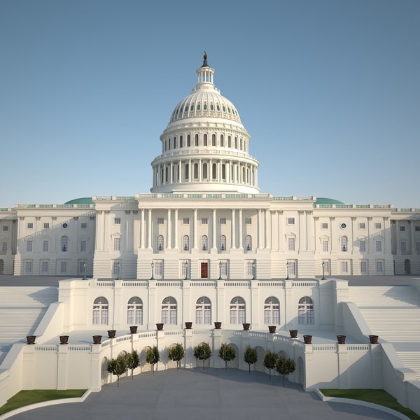 United States Capitol Building 3D Models for Download | TurboSquid