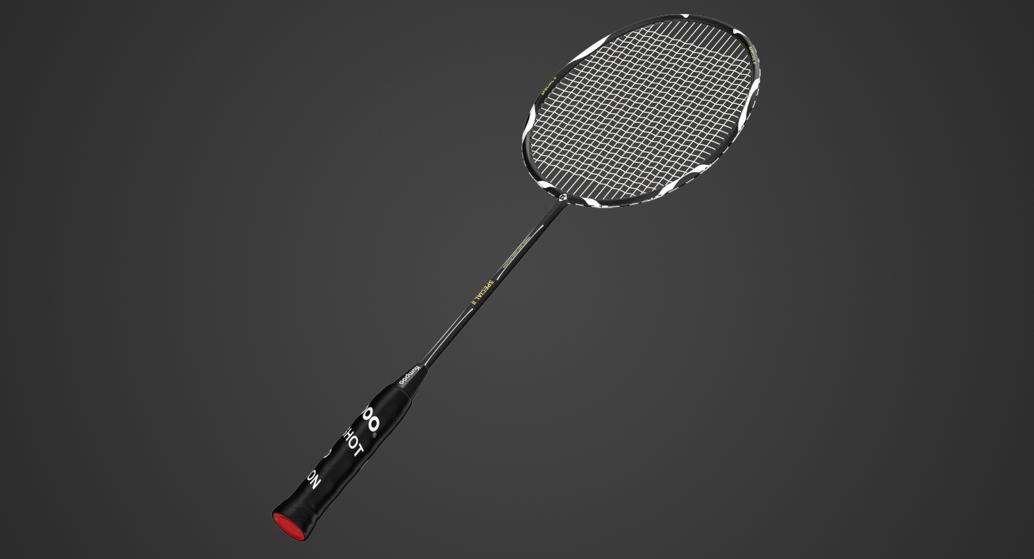3d model badminton racket