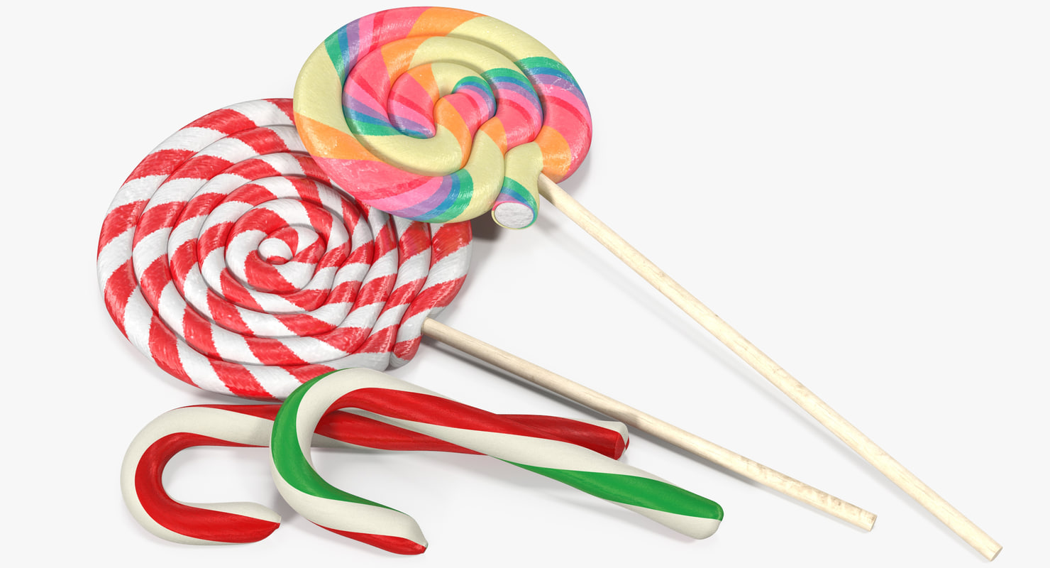 3d model candies