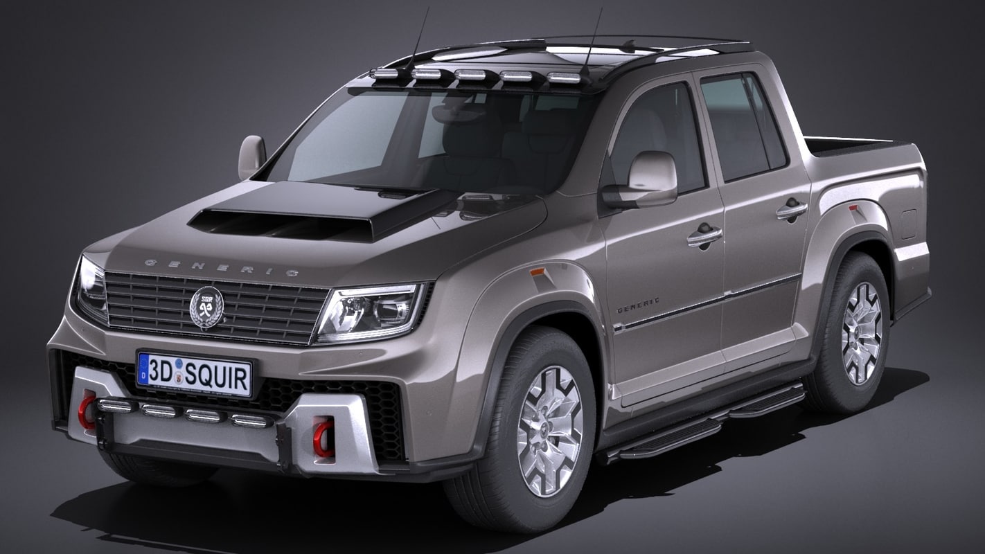 generic pickup 2017 3d model