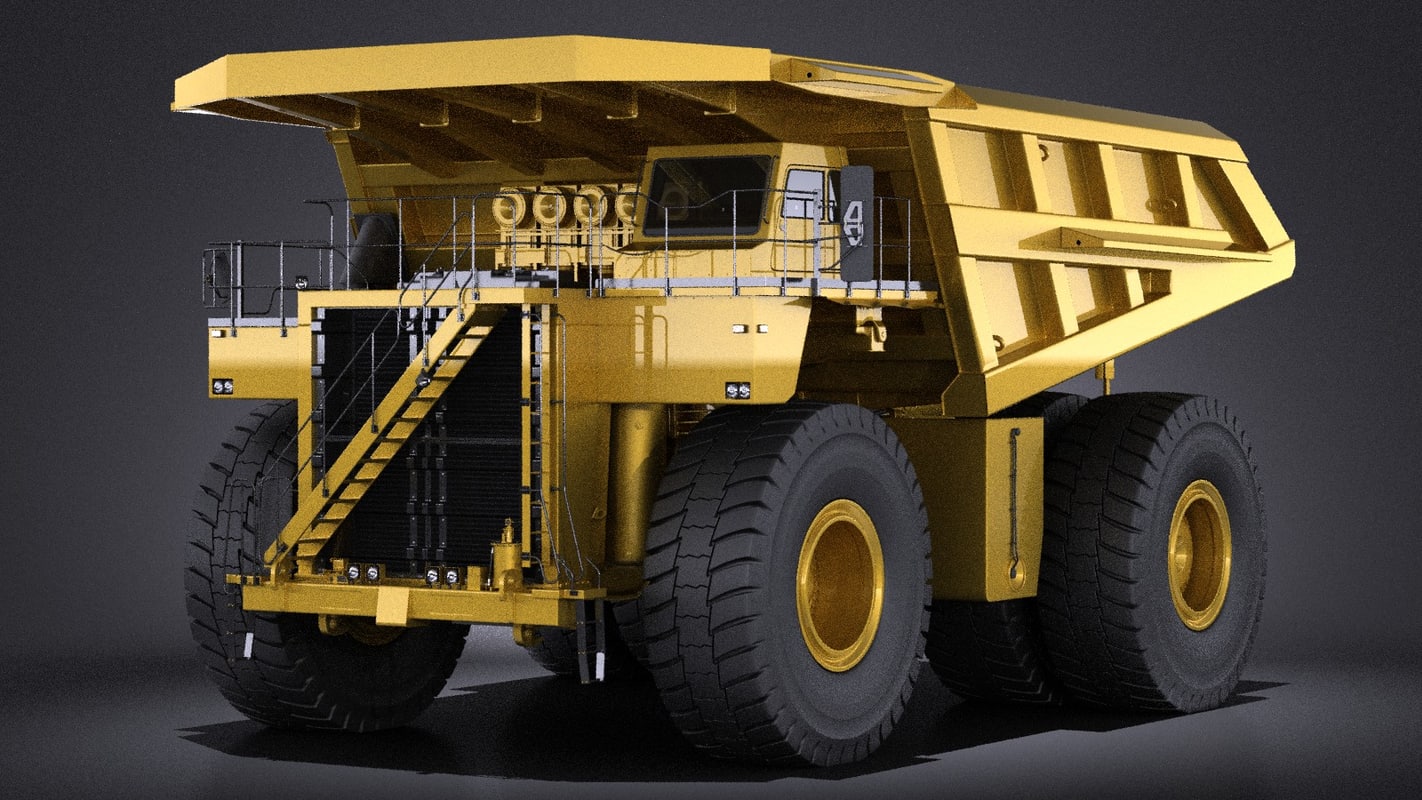 haul truck 3d model