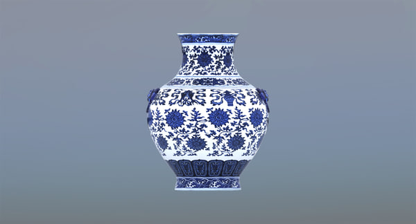 max indigo vase