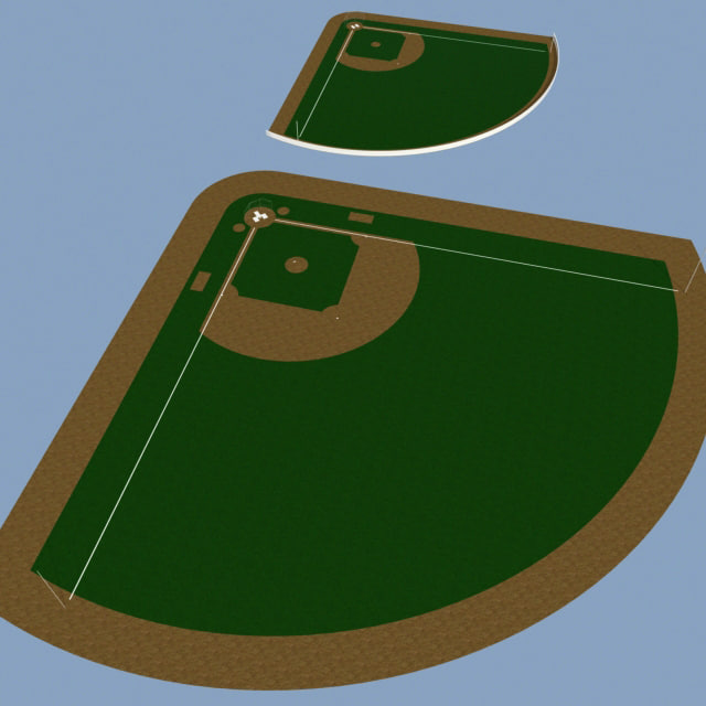 Baseball Field 3d Model