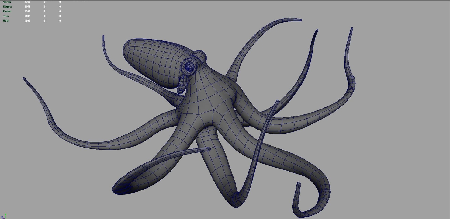 3d octopus