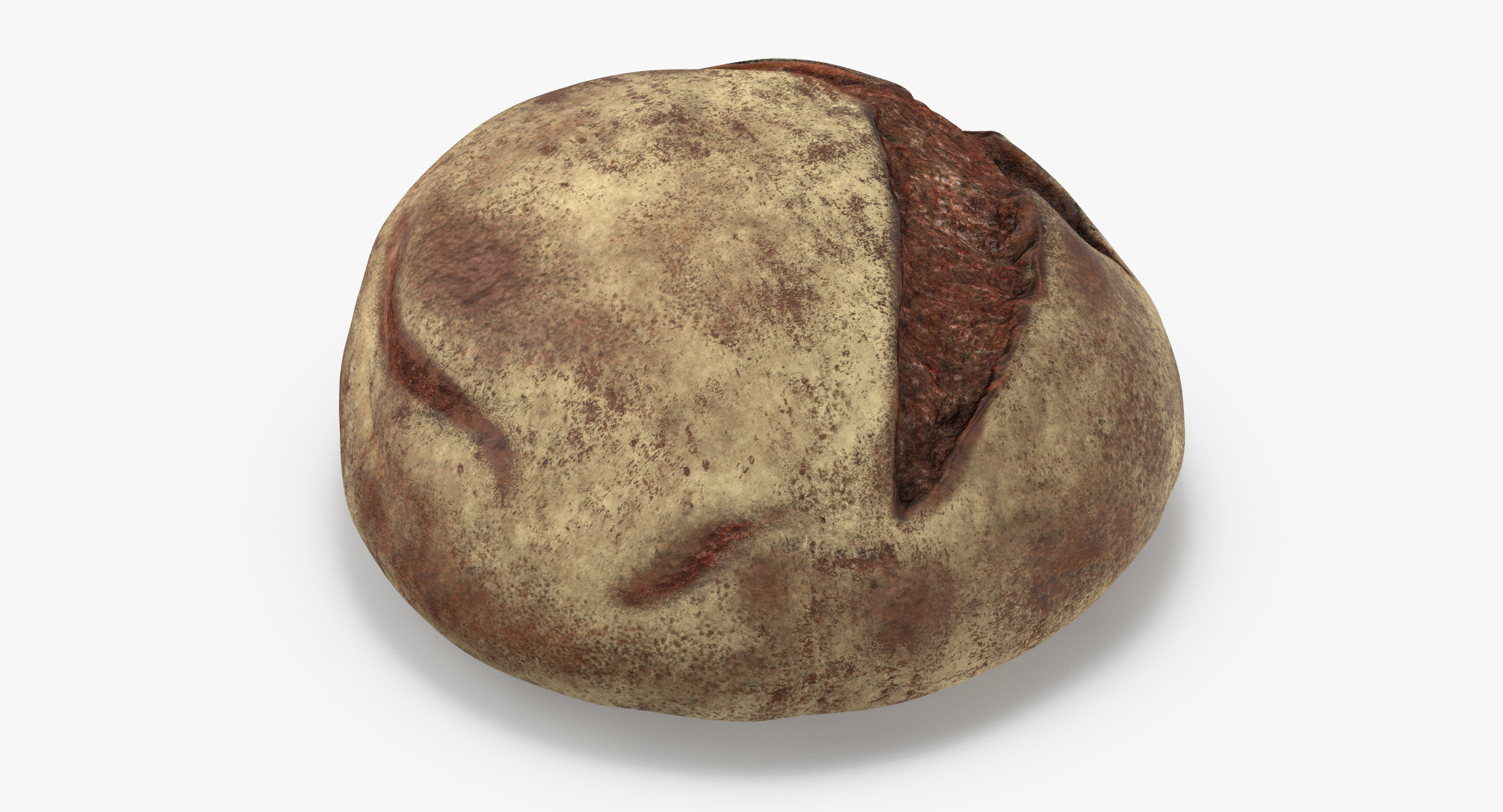 3d bread loaf 05 model